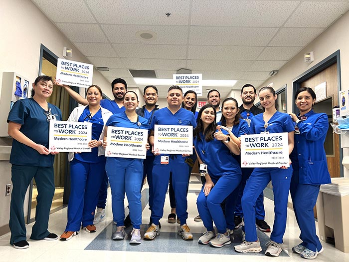 VRMC recognized as one of Best Places to Work in Healthcare, 2024 | Valley Regional Medical Center